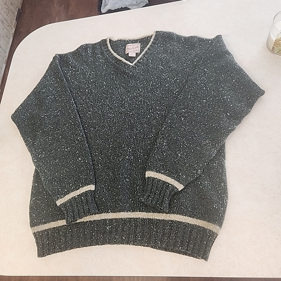 Woolrich | Sweaters | Vintage Woolrich Mens Sweater Large Gray V Neck ...